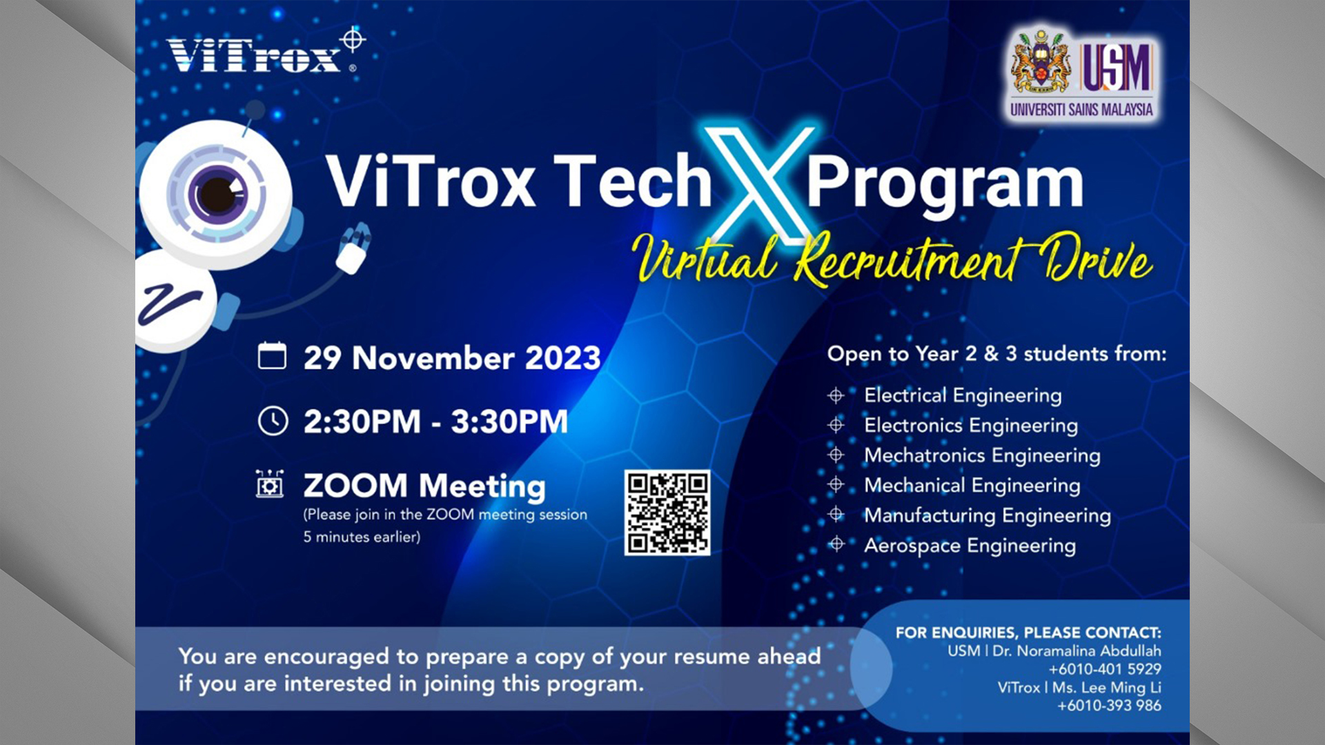 ViTrox Tech X Program